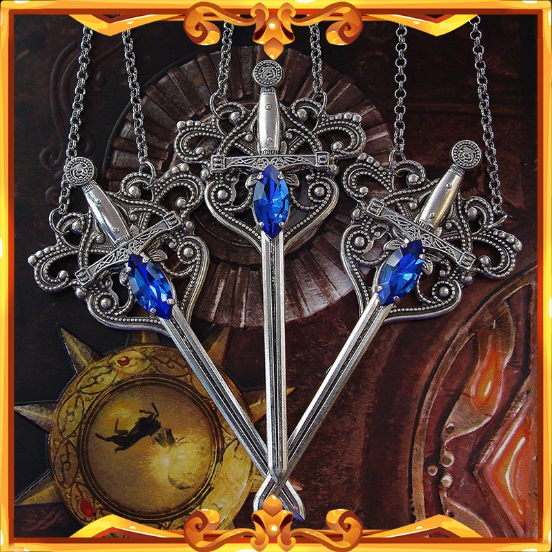 Looking for fantasy adventure ? Discover this medieval sword necklace