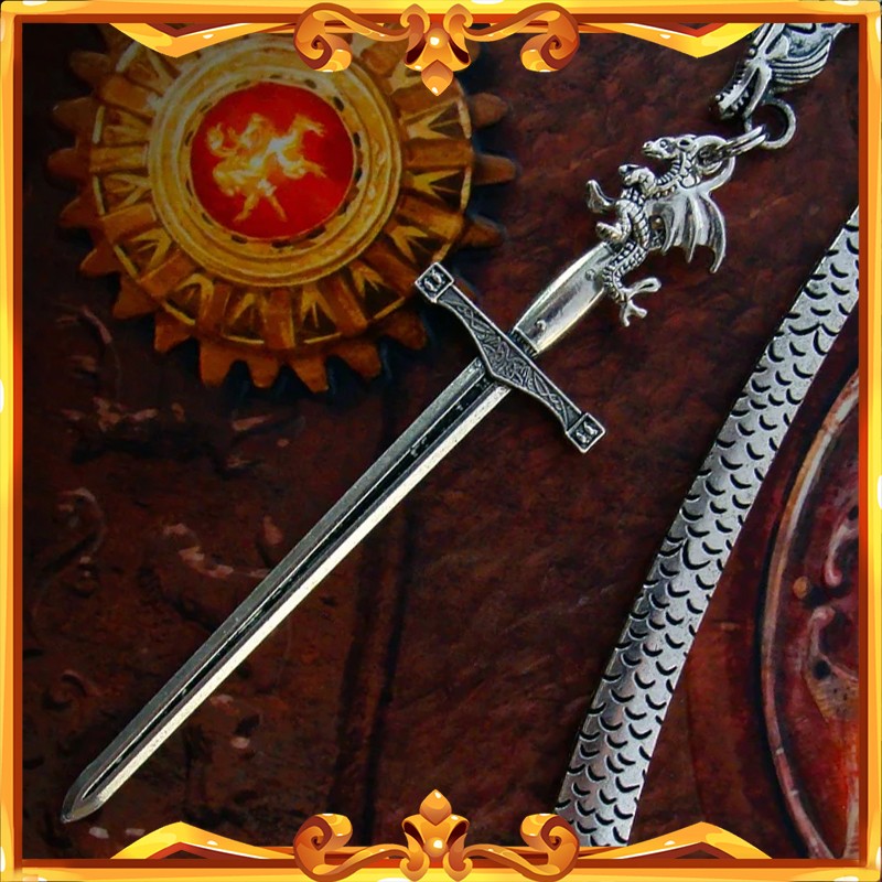 Dragon and Sword Bookmark Medieval Signet at A MON SEUL DESIR Boutique