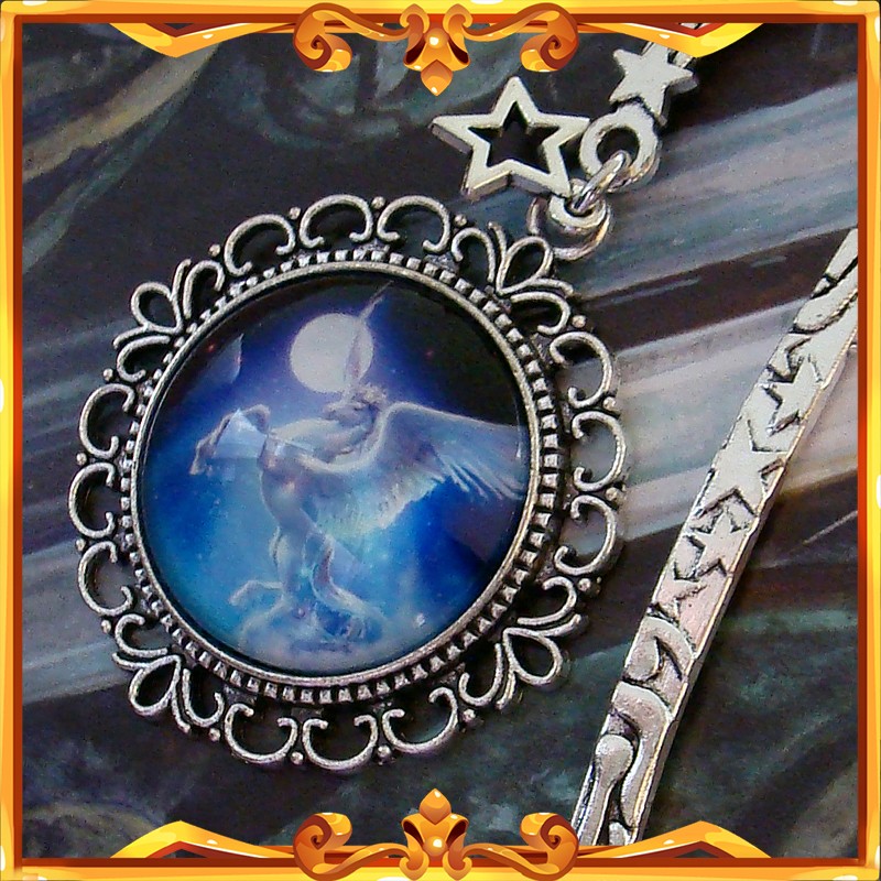 Mythical Winged Horse Fantasy Bookmark at A MON SEUL DESIR Boutique